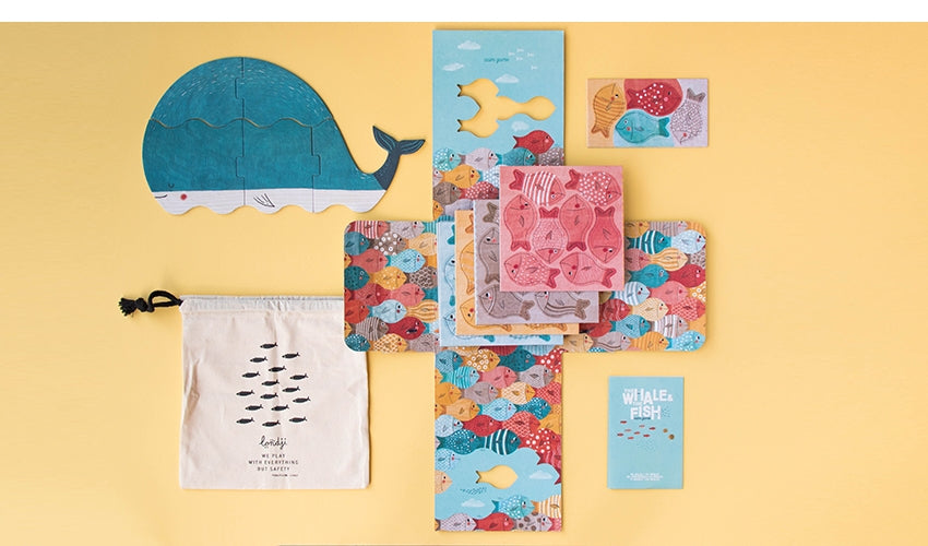 Casse-tête les poissons et la baleine – Pomango