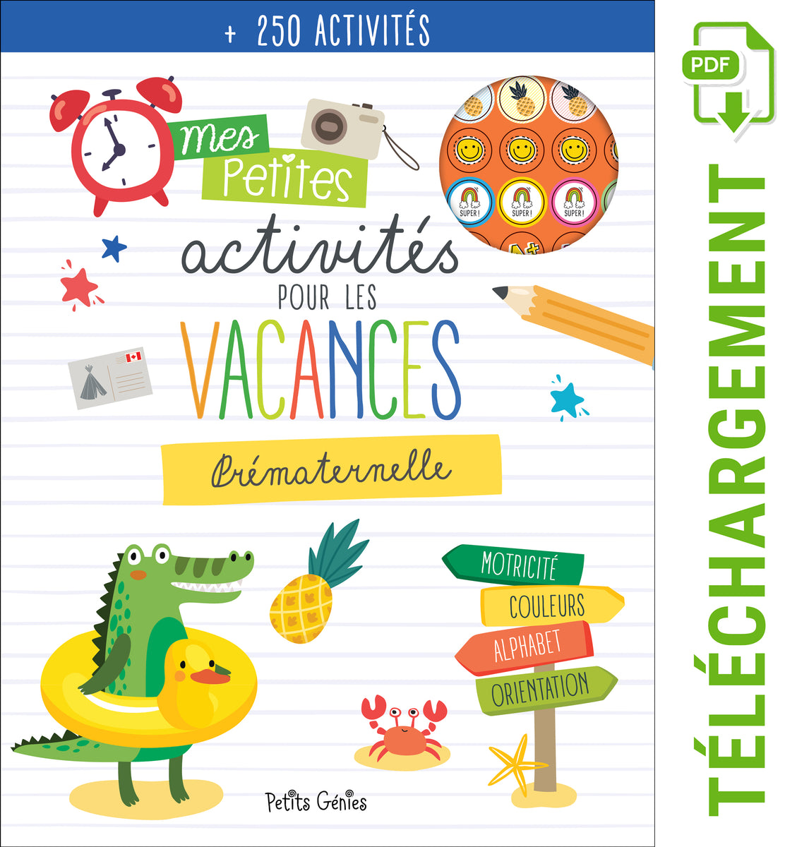 Mes Activités De Vacances- Prématernelle (À Télécharger) – Petits Génies