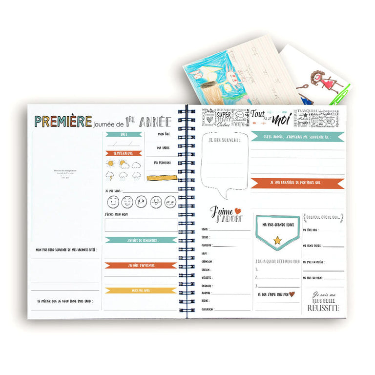 Cahier mes souvenirs d'école – Pomango